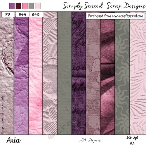 Aria - A4 Papers Pack - CUP944414_95318 | Craftsuprint