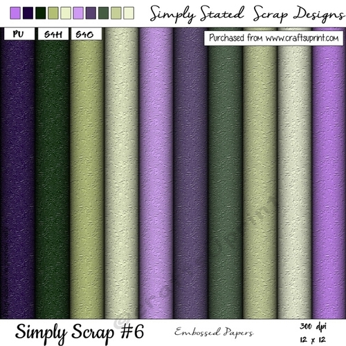 Simply Scrap #6 - Embossed Papers - 12 x 12 - CUP947738_95318 ...
