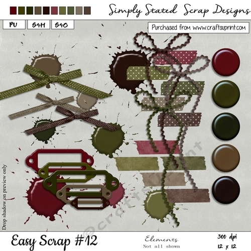 Easy Scrap #12 - Elements - CUP948548_95318 | Craftsuprint