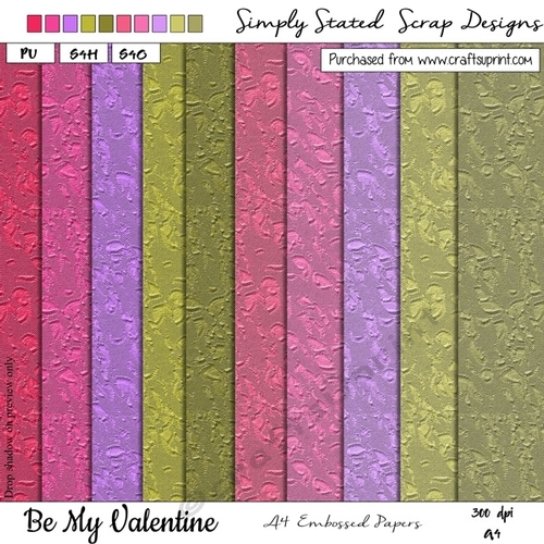 BMV - A4 Embossed Papers Pack - CUP949264_95318 | Craftsuprint