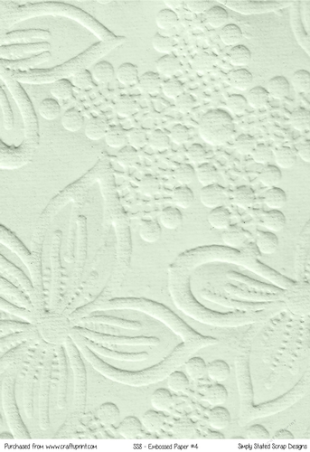 SS08 - A4 Embossed Paper #4 - CUP950938_95318 | Craftsuprint