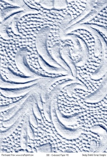 SS08 - A4 Embossed Paper #8 - CUP950943_95318 | Craftsuprint