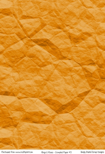 Rings & Roses - A4 Crumpled Paper #5 - CUP959252_95318 | Craftsuprint