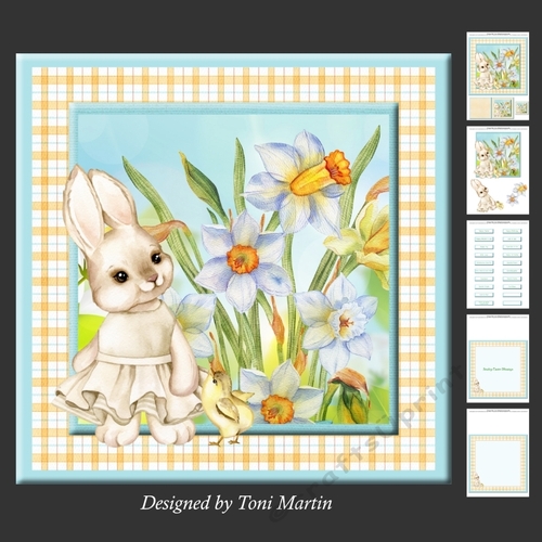 Bunny & Chick & Spring Daffodils Decoupage Mini Kit - CUP1153870_1894 ...