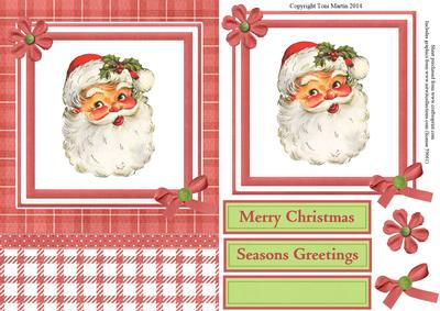 Santa Claus Topper & Decoupage - CUP567153_1894 | Craftsuprint