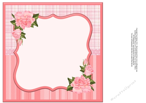 New Baby Girl Card Insert (blank) - CUP721693_1894 | Craftsuprint