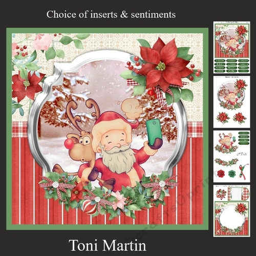 Santa Selfie Card Mini Kit & Decoupage - CUP840126_1894 | Craftsuprint