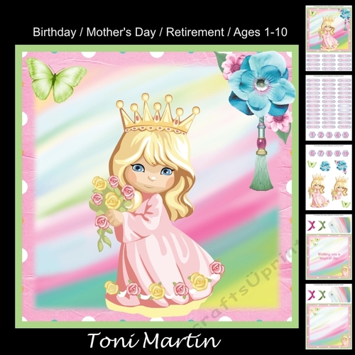 Princess card mini kit & decoupage - Ages 1-10 - CUP968257_1894 ...