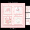 New Baby Boy Squares Mini Kit & Decoupage - CUP893451_1894 | Craftsuprint