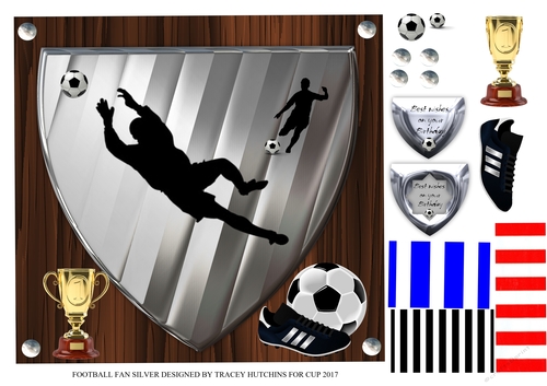 FOOTBALL SILVER - CUP764442_25427 | Craftsuprint