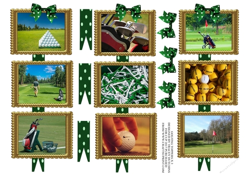 GOLF TOPPERS X 3 - CUP779232_25427 | Craftsuprint