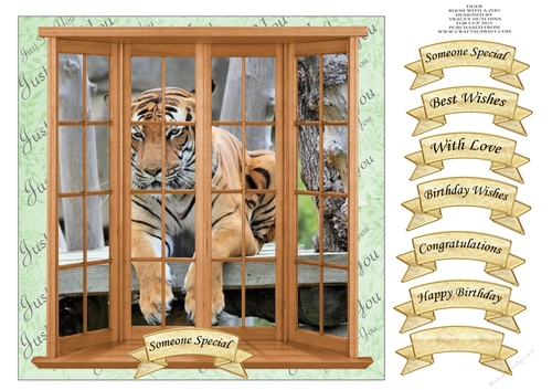TIGER ROOM WITH A ZOO - CUP957803_25427 | Craftsuprint