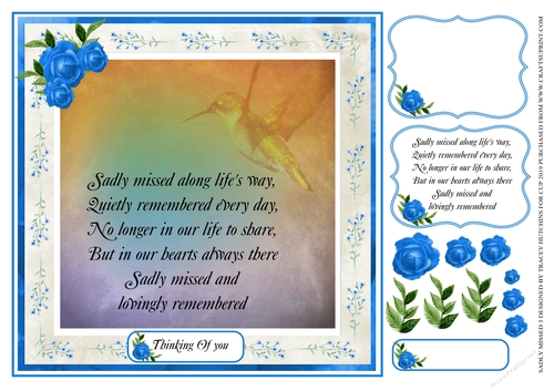 SADLY MISSED 3 BEAUTIFUL VERSE - CUP984167_25427 | Craftsuprint
