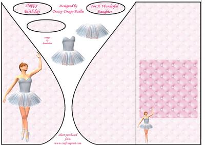 Button Ballerina - CUP103973_773 | Craftsuprint
