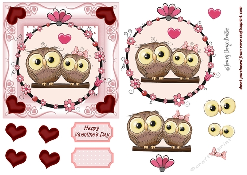 Valentine Owls 2 - CUP846188_773 | Craftsuprint