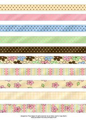 Daisy Chain Farm Ribbons - CUP110812_221 | Craftsuprint