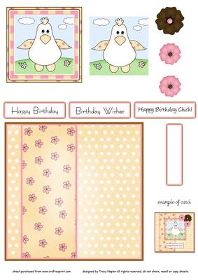 Daisy Chain Farm Quick Card - CUP110819_221 | Craftsuprint