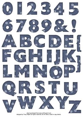 Snow Much Fun Alphabet Sheet Set 1 - CUP132357_221 | Craftsuprint