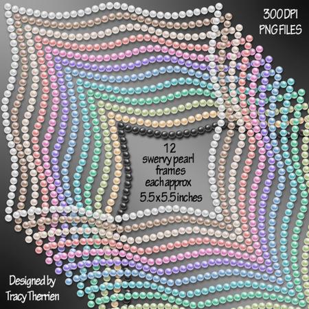 Swervy Pearl Frames - CUP389468_1771 | Craftsuprint
