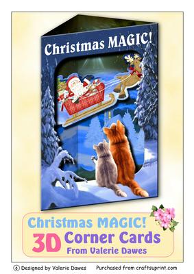 3D Corner Card Kit - Christmas Magic! - CUP131847_203 | Craftsuprint
