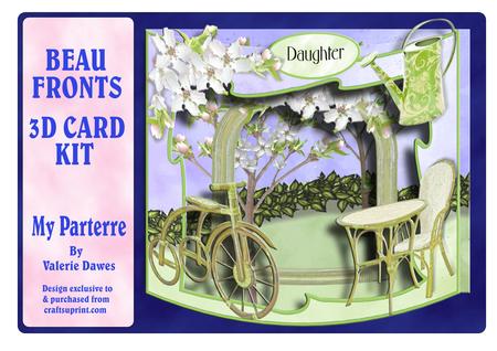 Beau Fronts 3D Card Kit - My Parterre - CUP203899_203 | Craftsuprint