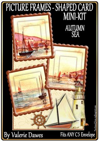 Picture Frames Mini-kit - Autumn Sea - CUP570188_203 | Craftsuprint