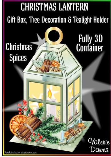 CHRISTMAS LANTERN - Gift, Box, Tree Decoration & Tea-light Holder ...