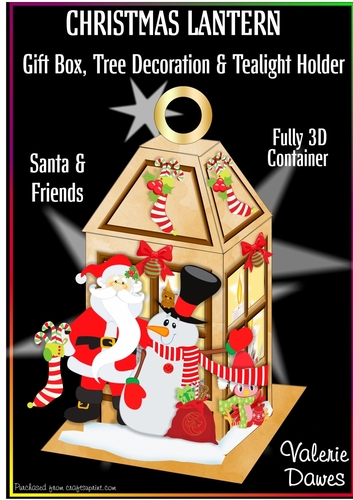 CHRISTMAS LANTERN - Gift, Box, Tree Decoration & Tea-light Holder ...
