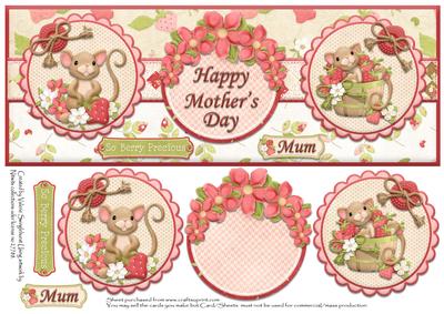 Happy Mother's Day So Berry Precious Mum Dl Card Front - CUP175250_880 ...
