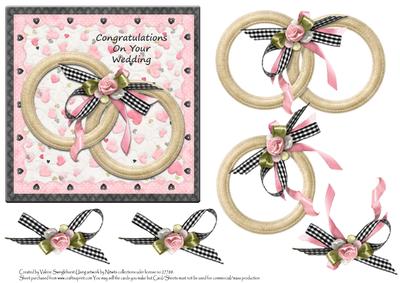 Wedding Rings Congratulations Quick Card Front - CUP176774_880 ...
