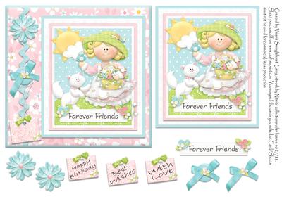 Forever Friends Birthday Card Front with Various Sentiments - CUP213451 ...