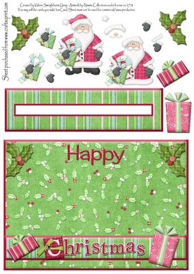 Happy Christmas Santa Penny Slider Card Front - CUP250876_880 ...