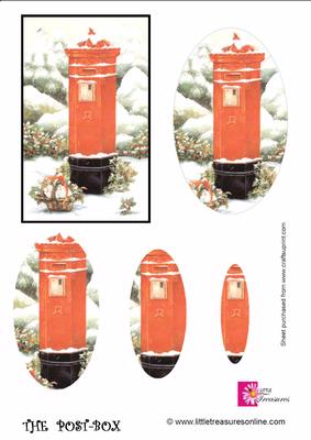 The Post-box Christmas - CUP15111_116 | Craftsuprint
