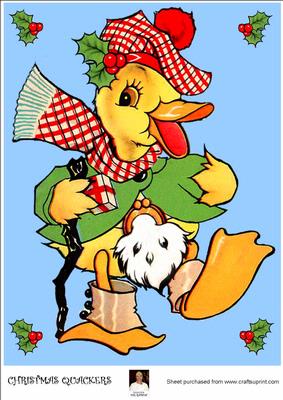 A4 Christmas Quackers - CUP32602_116 | Craftsuprint