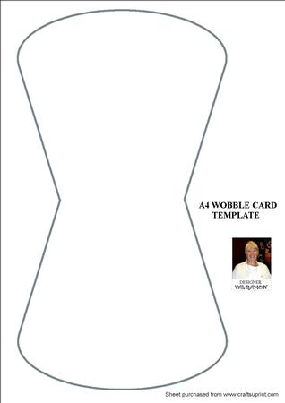 A4 Wobble Card Template - CUP61797_116 | Craftsuprint