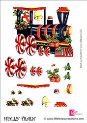 Christmas Holly Train - Photo by Julianne Harris