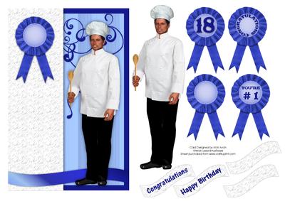 Chef Birthday or Congratulations - CUP101031_543 | Craftsuprint