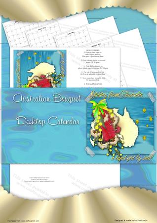 Australian Desktop Calendar Base - CUP264562_543 | Craftsuprint