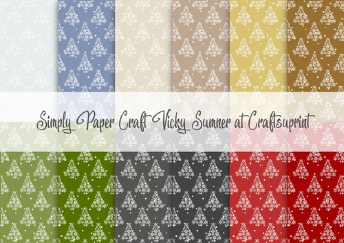 Christmas 5 Christmas Tree 2 Digital Paper - CUP1004912_43136 ...