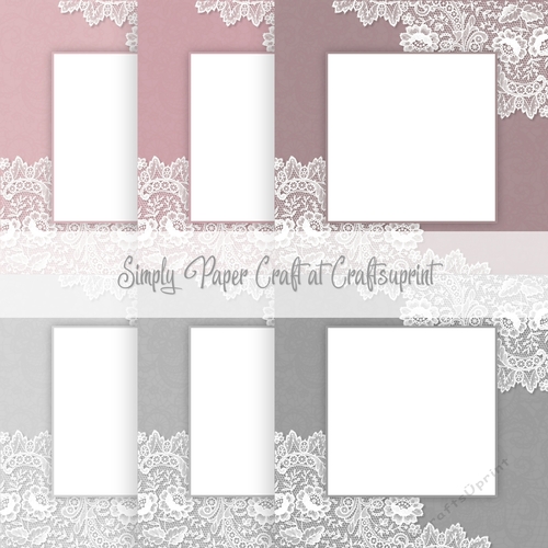 Cosy Double Lace Layout - CUP1023041_43136 | Craftsuprint