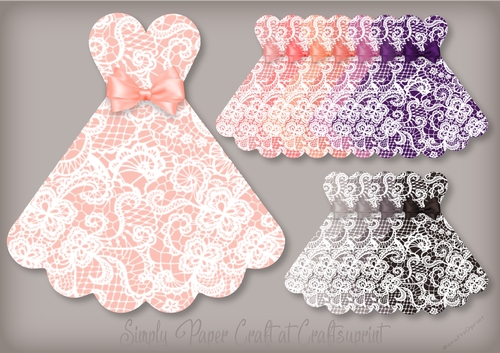 Sunset Lace Dress - CUP1027795_43136 | Craftsuprint