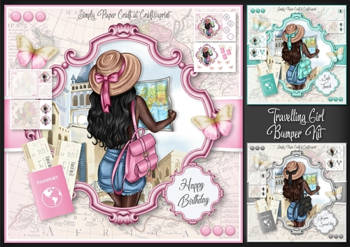 The Travelling Girl Bumper Kit - CUP1039091_43136 | Craftsuprint
