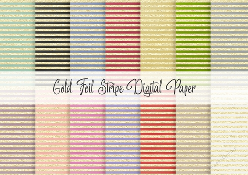 Gold Foil Stripe - CUP1068722_43136 | Craftsuprint