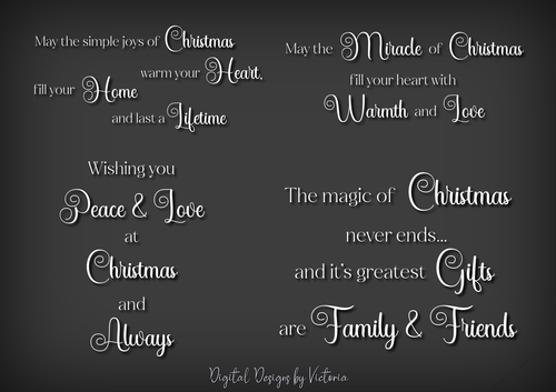 Christmas Word Art No.2 - CUP1174978_43136 | Craftsuprint