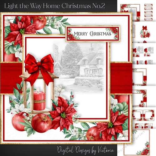 Light the Way Home Christmas No.2 - CUP1178005_43136 | Craftsuprint