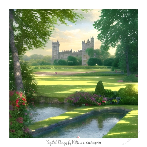 Highclere Castle 7x7 inch No.1 - CUP1192352_43136 | Craftsuprint