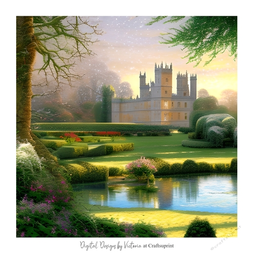 Highclere Castle 7x7 inch No.6 - CUP1192357_43136 | Craftsuprint