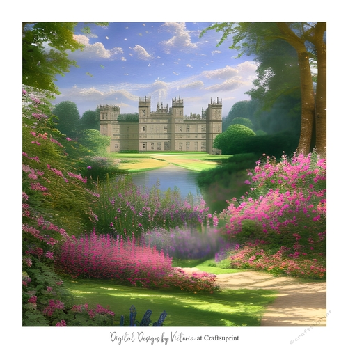 Highclere Castle 7x7 inch No.7 - CUP1192358_43136 | Craftsuprint