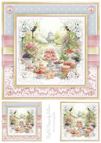 Afternoon Tea Toppers No.1 - CUP1224034_43136 | Craftsuprint