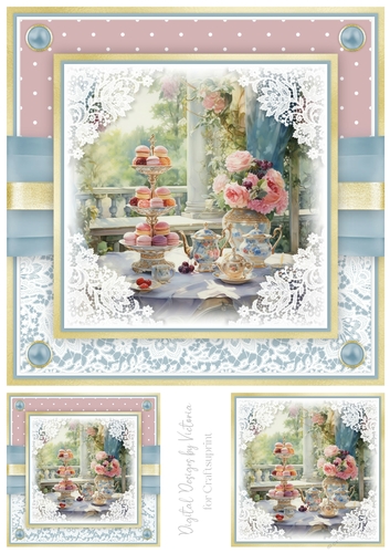 Afternoon Tea Toppers No.4 - CUP1224037_43136 | Craftsuprint